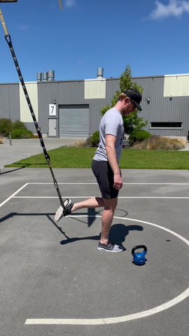 Hamstring and glute exercise