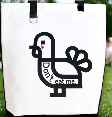 Anti-Meat Message Totes ~ 15 style options | April Grace Baker