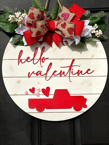 Valentine's Day Truck Sign | The Barefoot Bevel