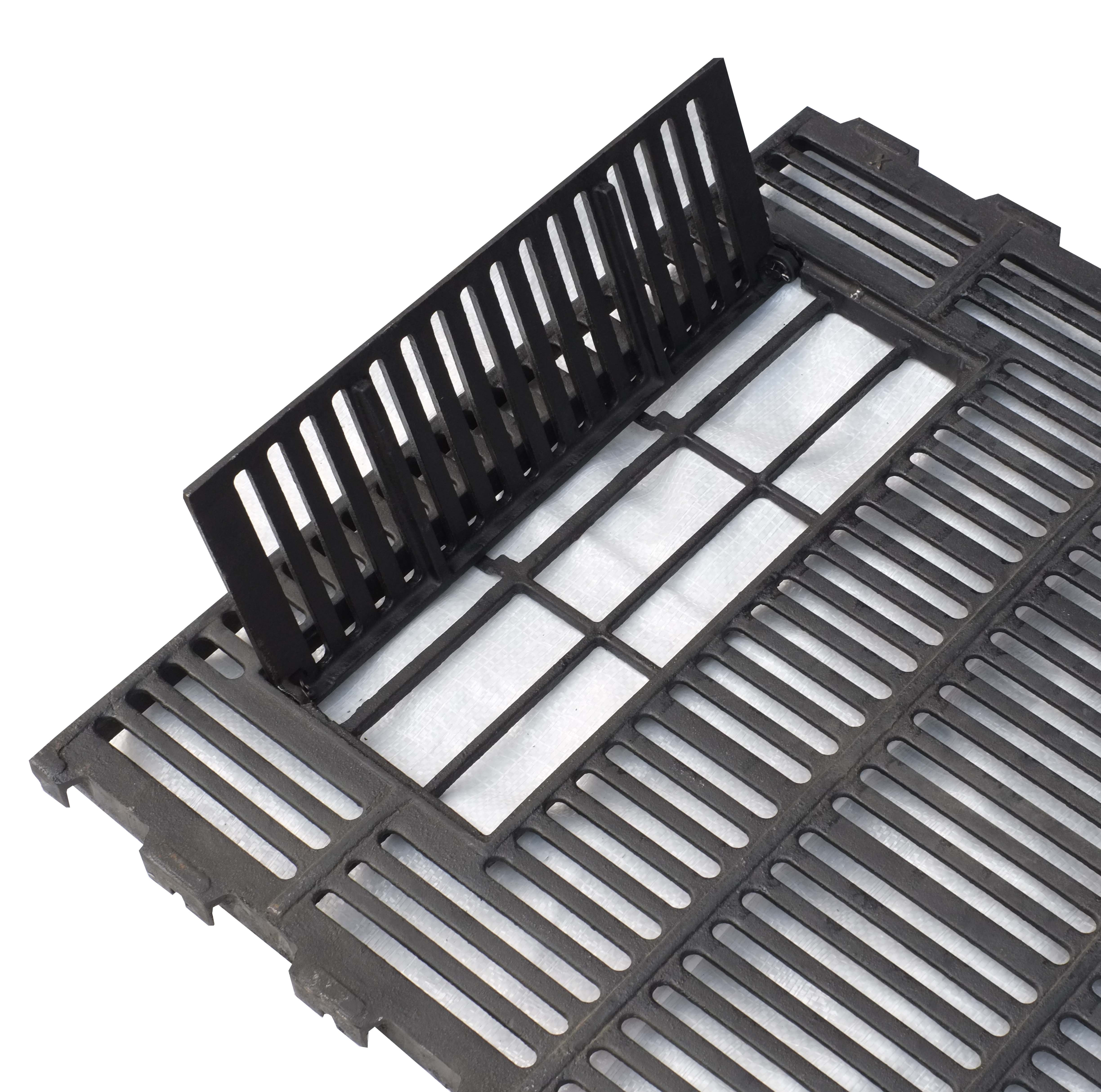 Cast Iron Flooring 60 x 60 cm with Hole