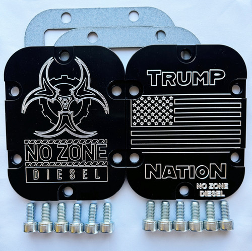 PTO Covers w/Gaskets - No Zone/ Trump Nation (Set) | Nozonediesel
