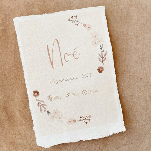 Handgeschept papier Noé | Lievigheidje