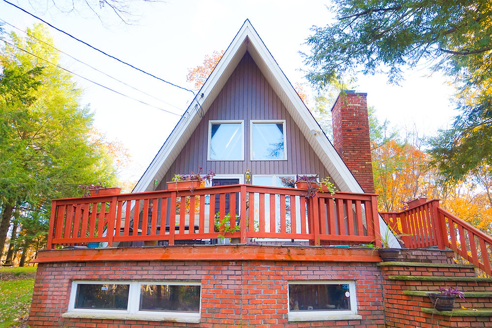 German-style A-frame house
