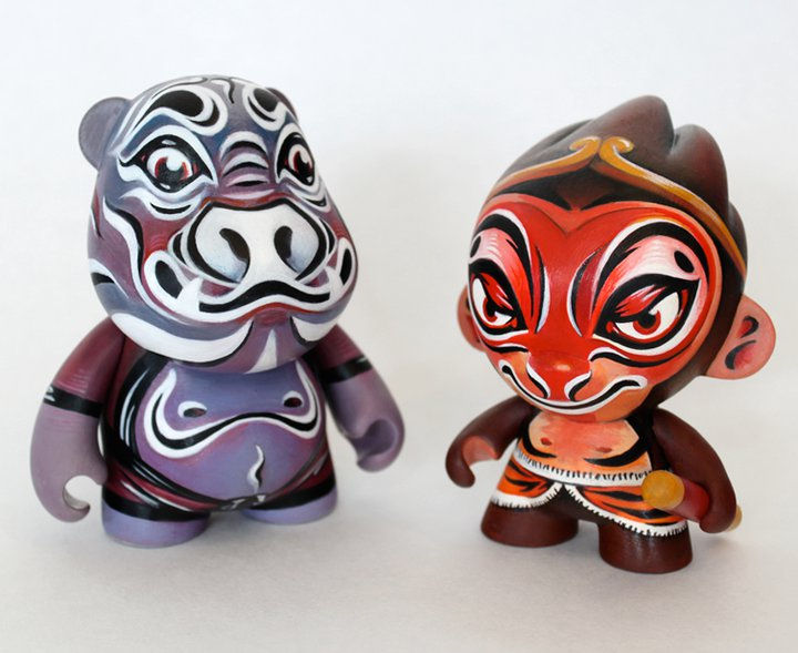 CUSTOM MONKEY KING AND PIGSY FIGURES | Magen Mitchell