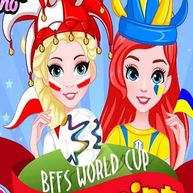 Have fun BFFs World Cup Face Paint games on y8 games!