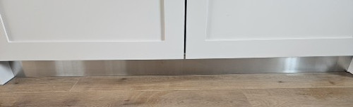 48" Stainless Steel Toe Kick Plates for Column Refrigeration | Flambo 1