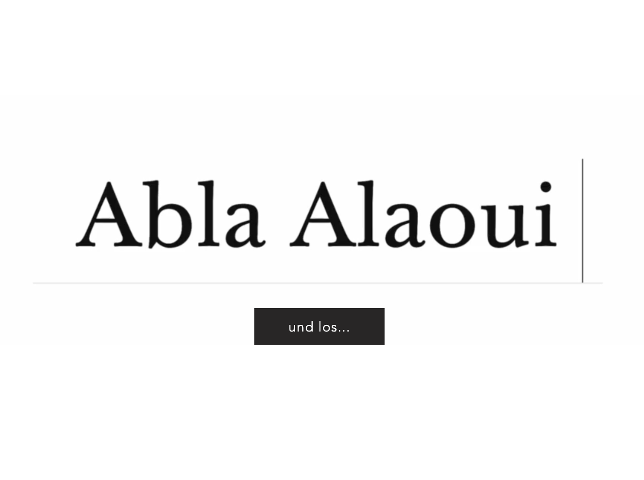 Abla Alaoui – Musicaldarstellerin & Autorin