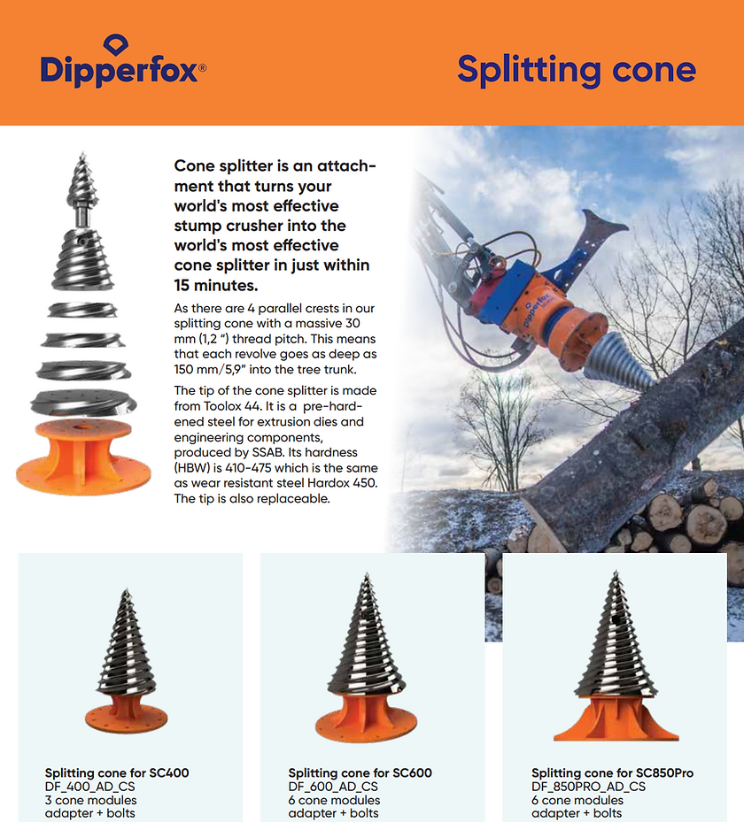 CONE SPLITTERS | Dipperfox West Coast