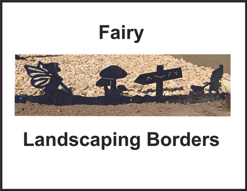 Fairy Landscaping Borders | Rustic Wood And Steel