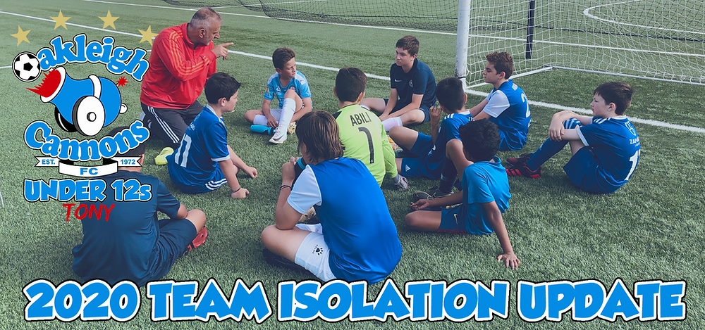 Team Isolation Update (18th May)