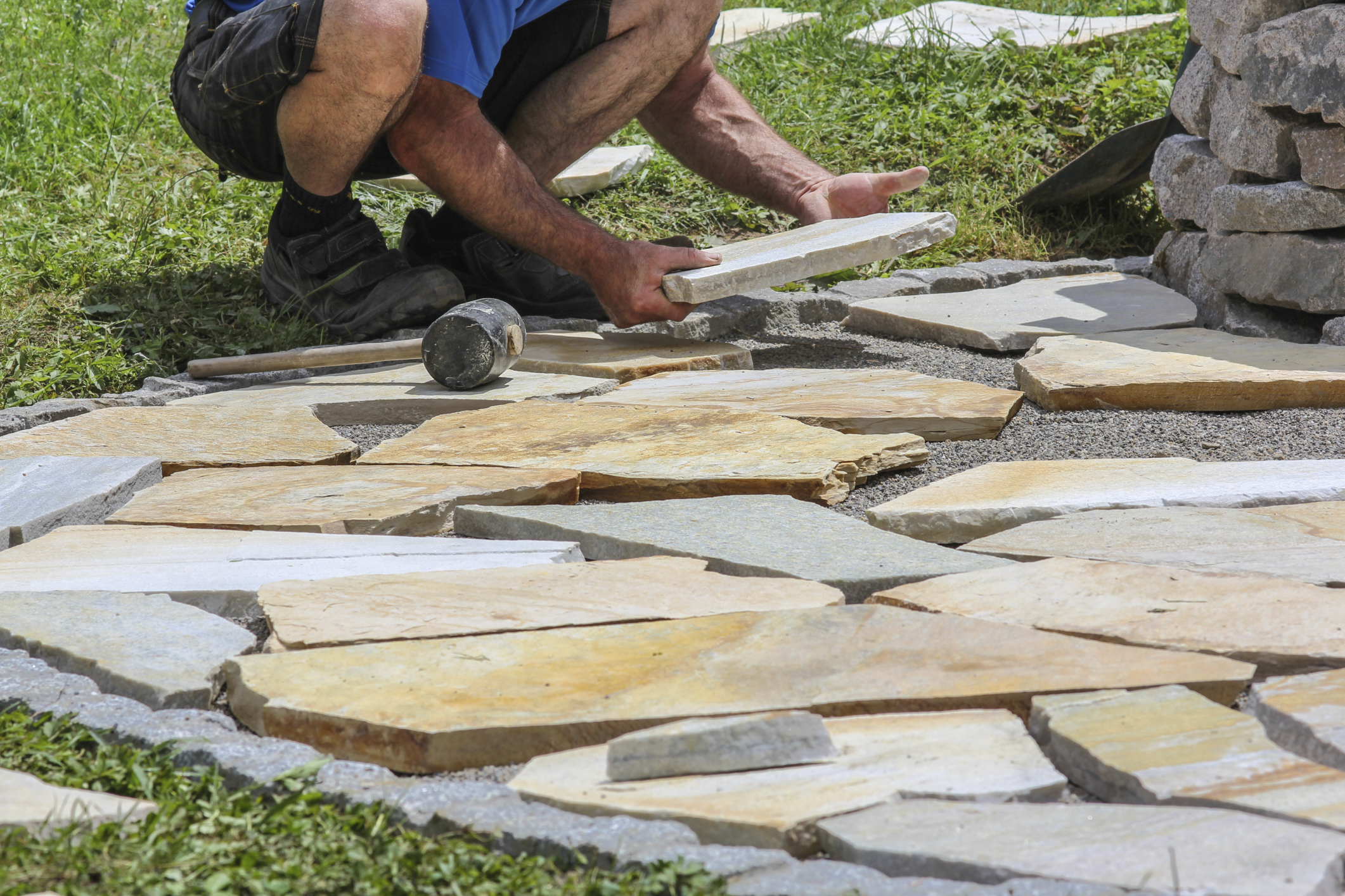 Edging, Flagstone, Pavers & Brickwork