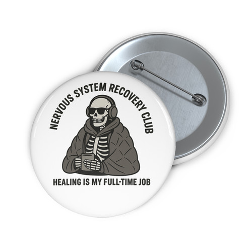 Nervous System Recovery Club - Trauma Support Skeleton Statement Pin ...