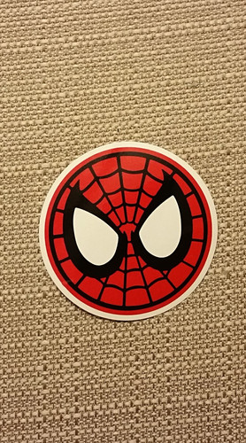 AMAZING SPIDER MAN STICKER 3 white outline | snsgantzcnm