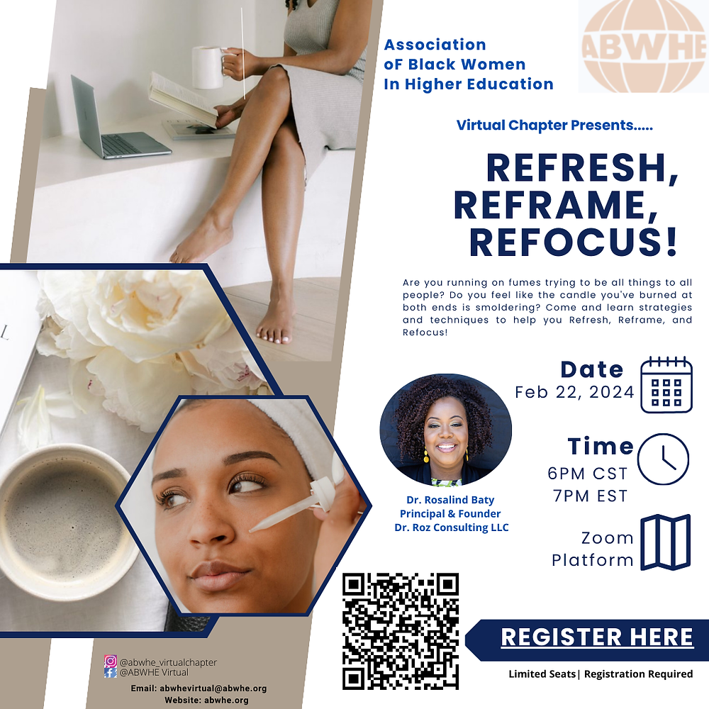 It's Time to Refresh, Reframe, Refocus!