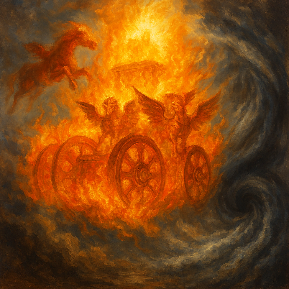 THE DIVINE CHARIOT — FIRE, WIND, AND THE MOVING THRONE OF GOD