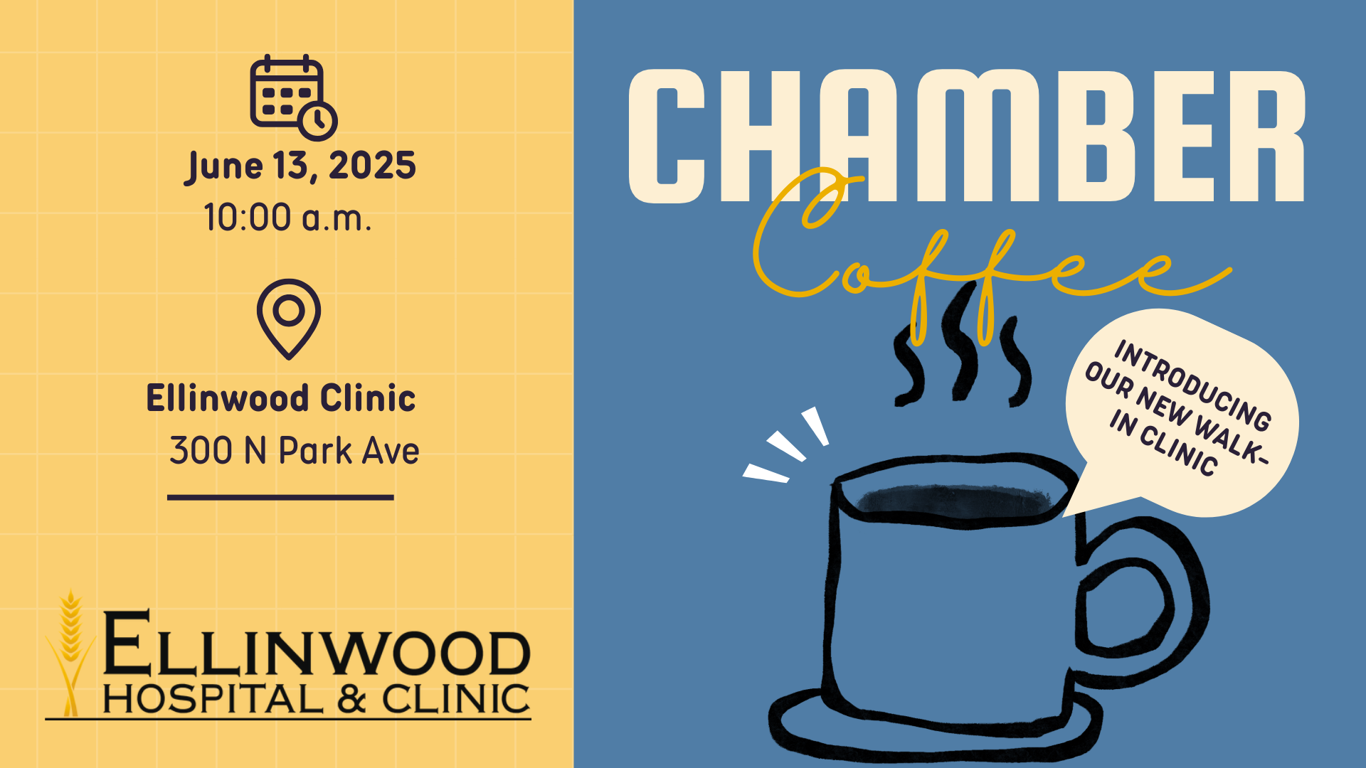 Chamber Coffee | Ellinwood Hospital & Clinic