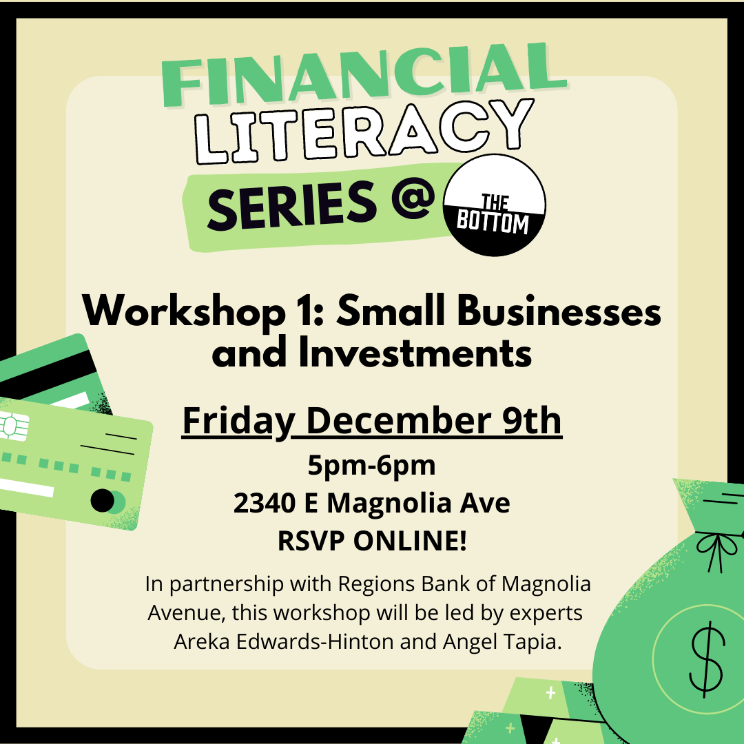 Financial Literacy Series: Small Businesses and Investments | The Bottom
