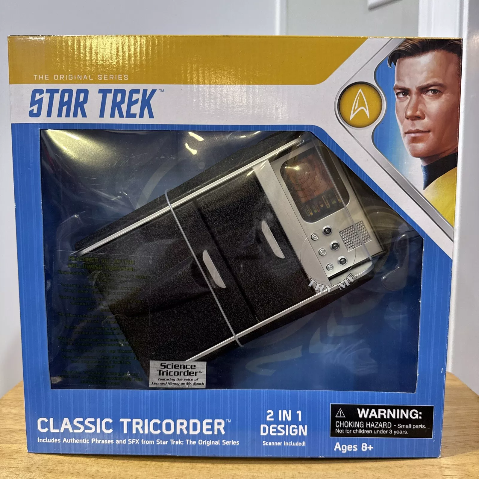 Star Trek Classic Science Tricorder Diamond Select 2 in 1 w/ Scanner ...