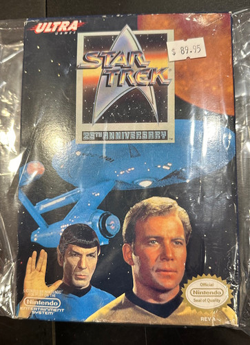 STAR TREK - 25th ANNIVERSARY (NINTENDO ENTERTAIMENT SYSTEM 1992 ) NES ...