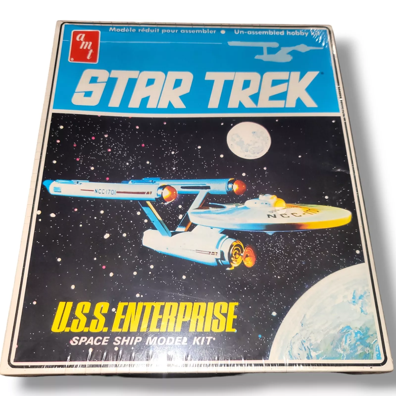 Vintage 1968 AMT Star Trek USS Enterprise Space Ship Model Kit ...