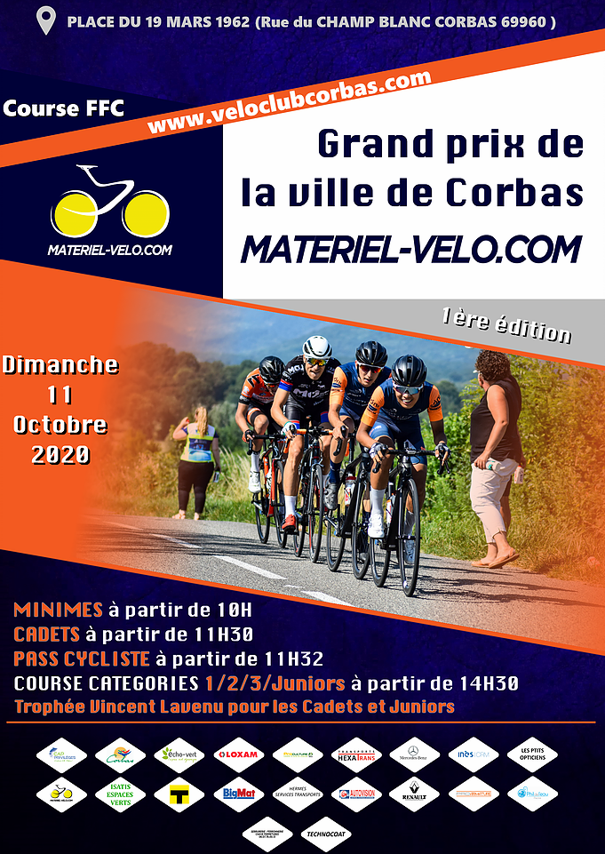 Vélo Club de Corbas | Grand Prix de la Municipalité de Corbas