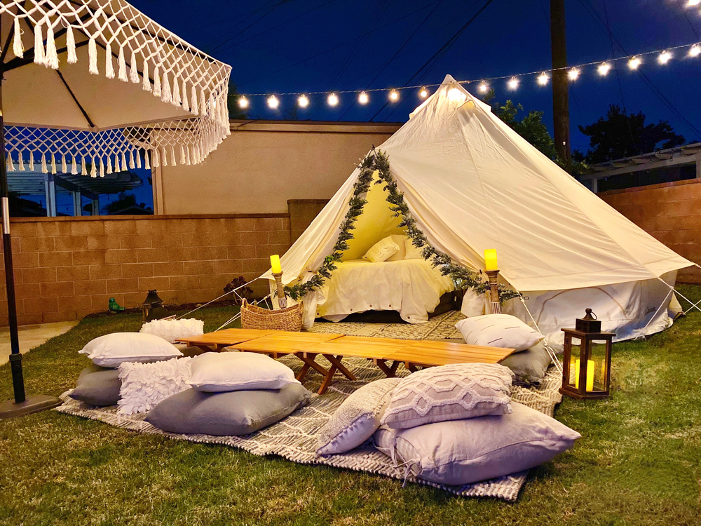 Glamping In Your Own Backyard