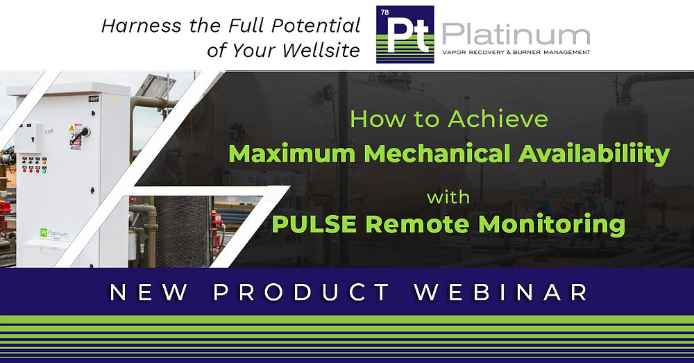 UPCOMING WEBINAR! Platinum Control Introduces PULSE™ Remote Monitoring