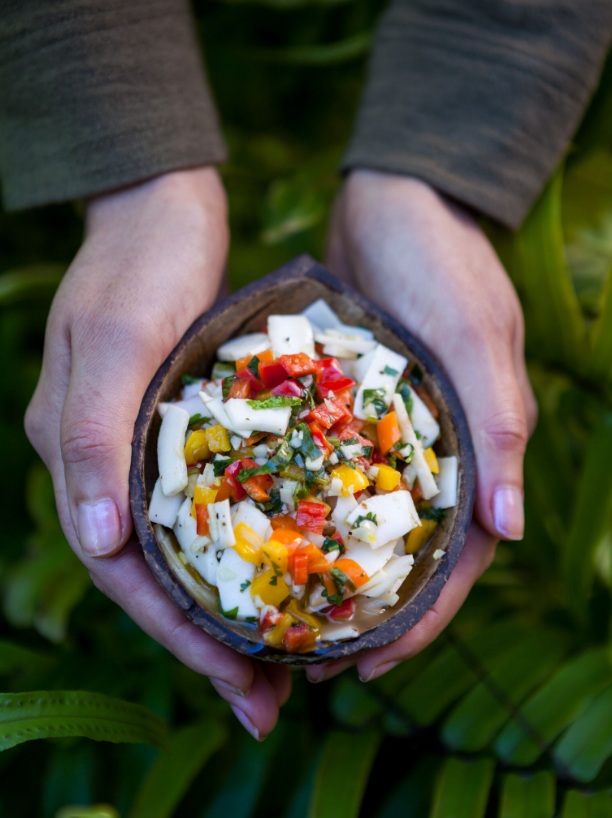 Young Coconut Ceviche