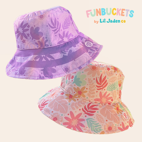 Floral Fun Bucket | Lil Jaden's Cotton