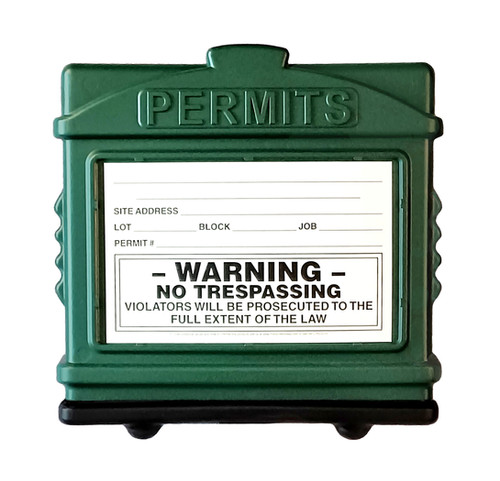 Permit Box Green/Black | Permit Box Company