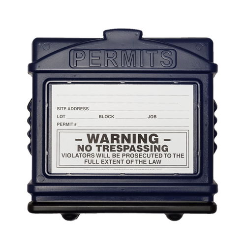 Permit Box Blue/Black | Permit Box Company