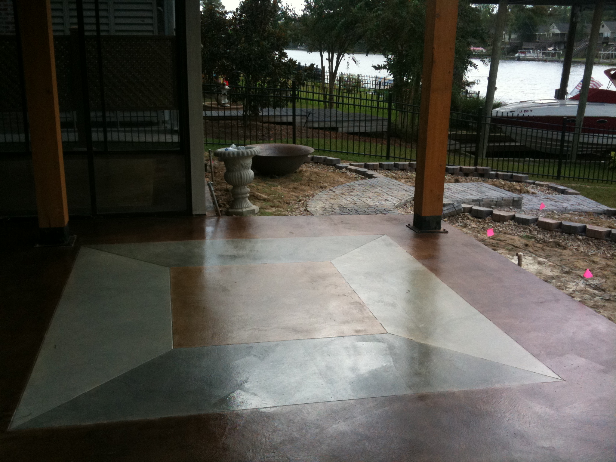 Gulf Coast Decorative Concrete Textured Conrete Overlay Baton Rouge