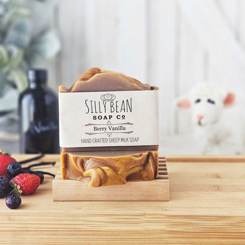 Berry Vanilla Sheep Milk Soap | Silly Bean Soap Co.