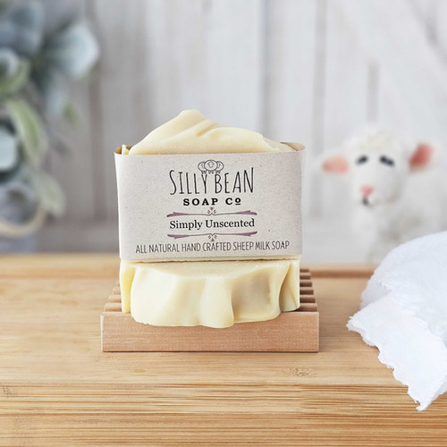 Simply Unscented Sheep Milk Soap | Silly Bean Soap Co.