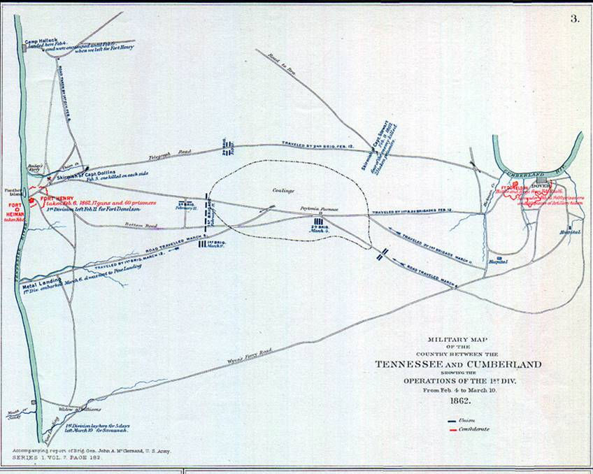 Fort Donelson Maps | Civil War Track