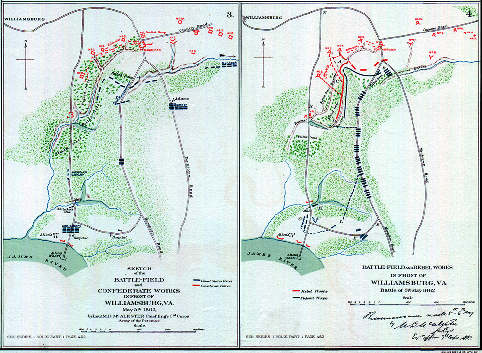 Williamsburg Military Atlas Maps | Civil War Track