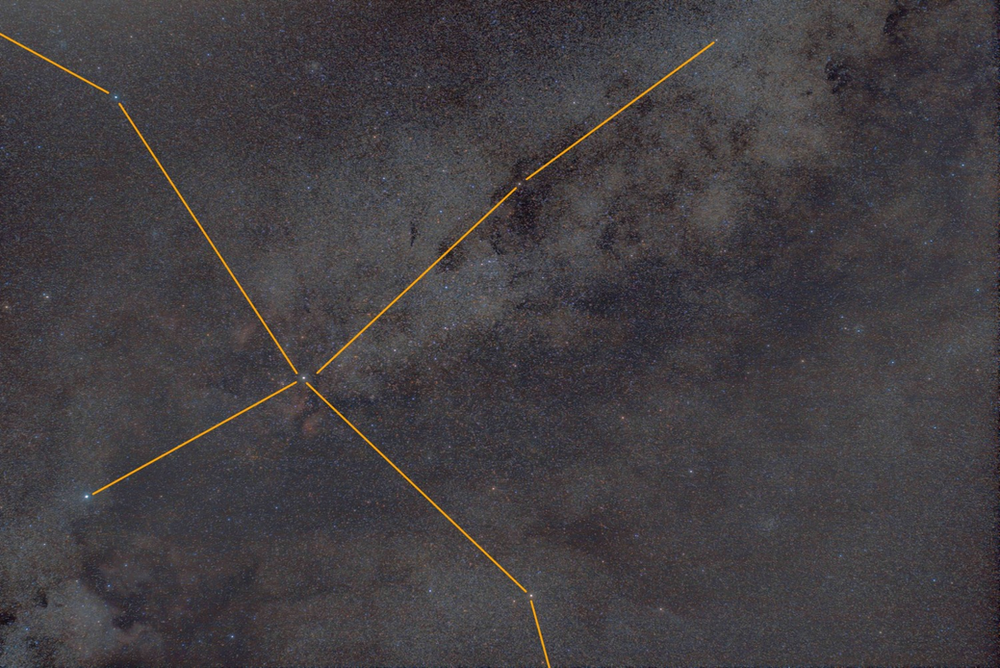 Cygnus - Wide field Astrophotography of the Northern Cross Constellation