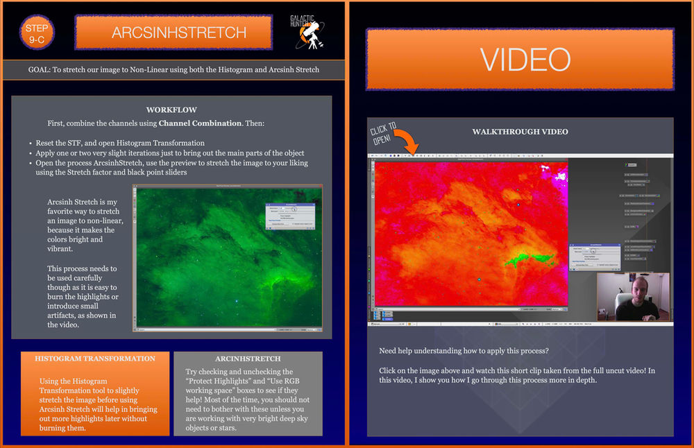 Galactic Hunter Advanced PixInsight Workflow now available!