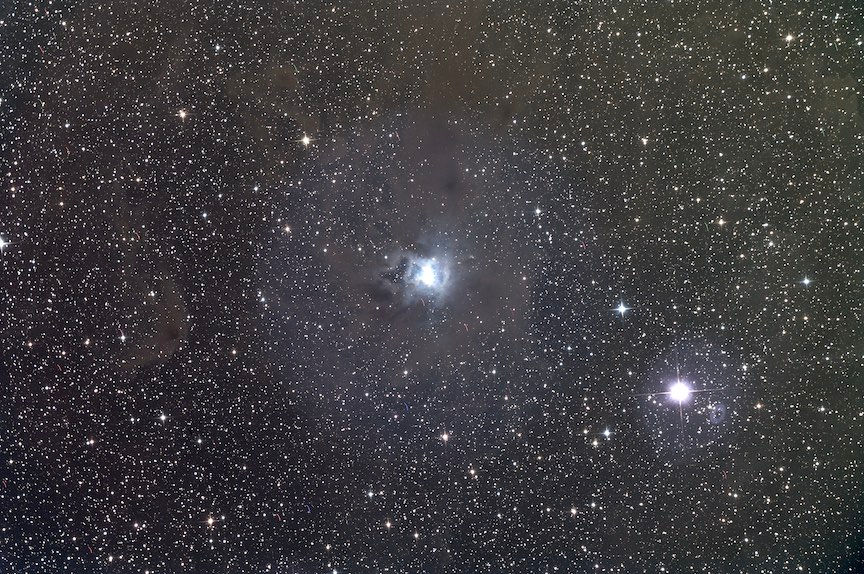 NGC 7023 - The Iris Nebula from a Bortle 2 zone