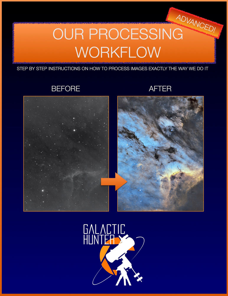 Galactic Hunter Advanced PixInsight Workflow now available!