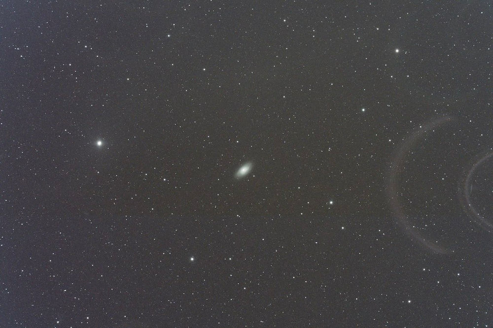 M64 - The Black Eye Galaxy Astrophotography on a full Moon