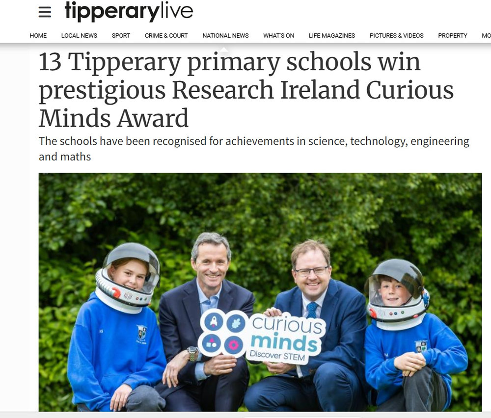 Curious Minds Gold Award