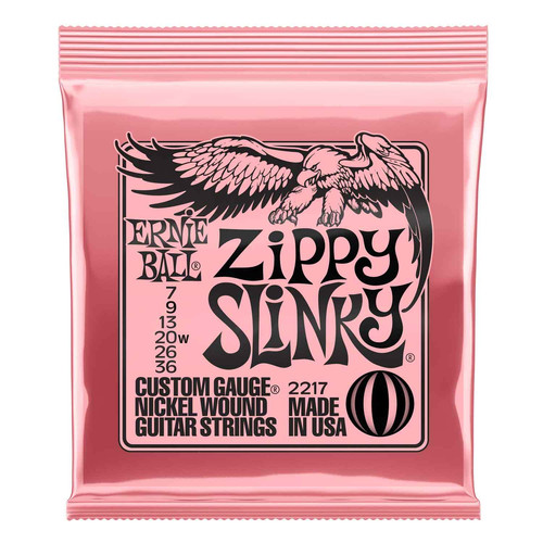 Ernie Ball Zippy Slinky 7 Electric Guitar Strings | Guitar Trade Centre