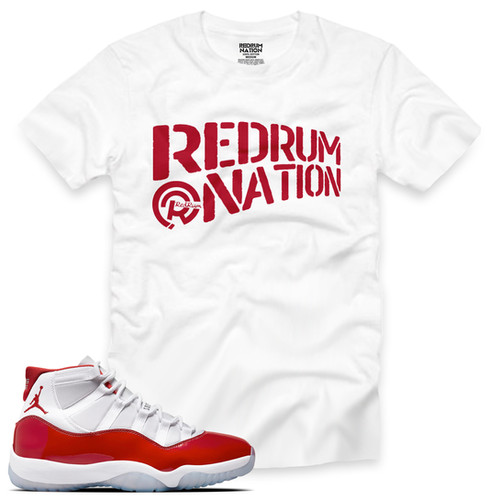Varsity Red 11 Redrum Nation V6 T-Shirt | Redrum Nation