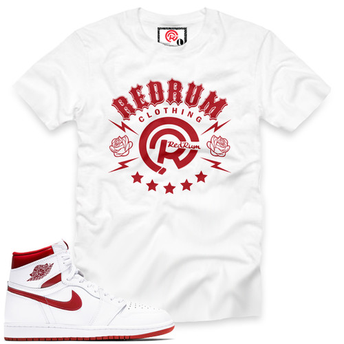 Metallic Red 1 Redrum Clothing Rose T-Shirt | Redrum Nation
