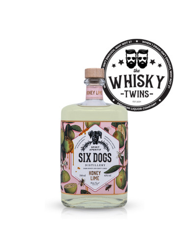 Six Dogs Gin: Honey Lime Foavoured | The Whisky Twins