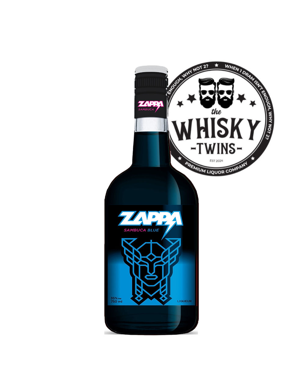 Zappa Sambuca Blue | The Whisky Twins