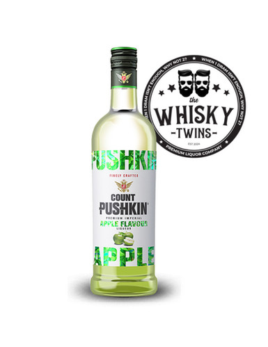 Count Pushkin Apple Flavoured Vodka | The Whisky Twins
