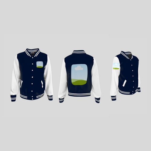 Custom Varsity Jacket With Front, Back And Right Sleeve Design ...