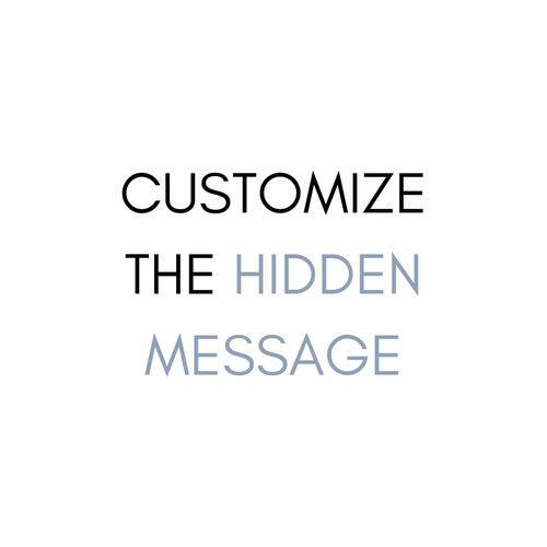 Custom Hidden Message | Qoton